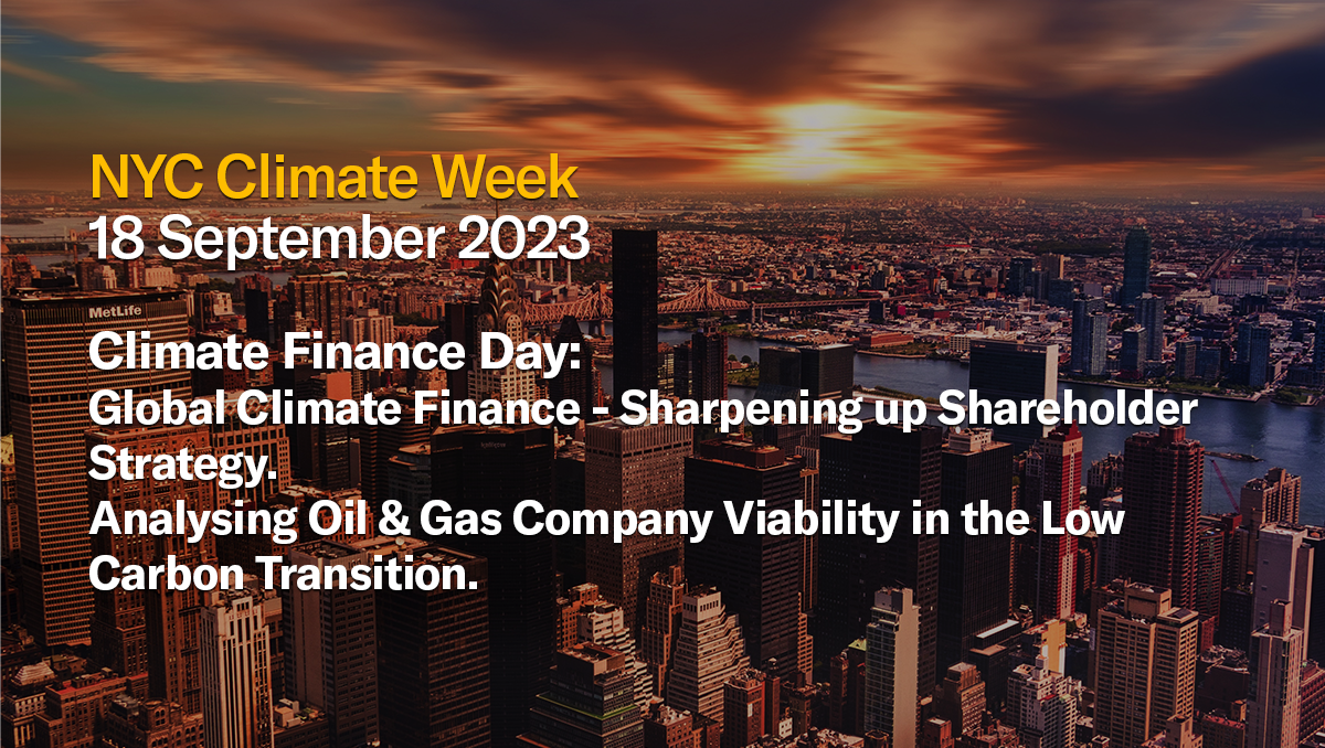 ACCR at Climate Finance Day - NYC Climate Week 2023 - ACCR