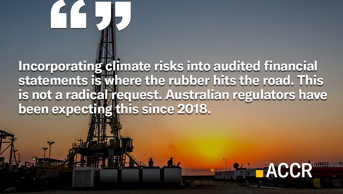 Origin’s climate risk is material, must be in financial statements - ACCR