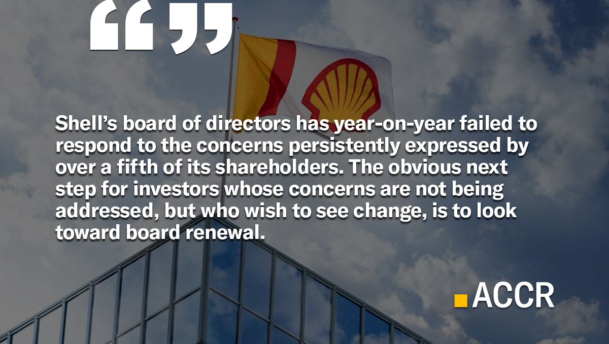 Shell faces scrutiny for weakened climate plan - ACCR