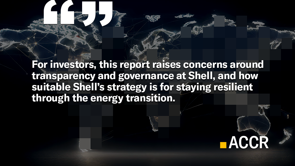 New research: Shell’s climate lobbying disclosures leave investors in ...