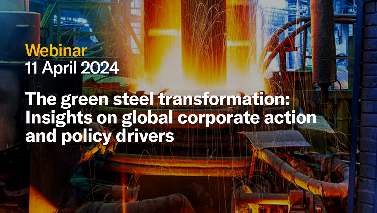 ACCR Presentation on the green steel transformation - ACCR